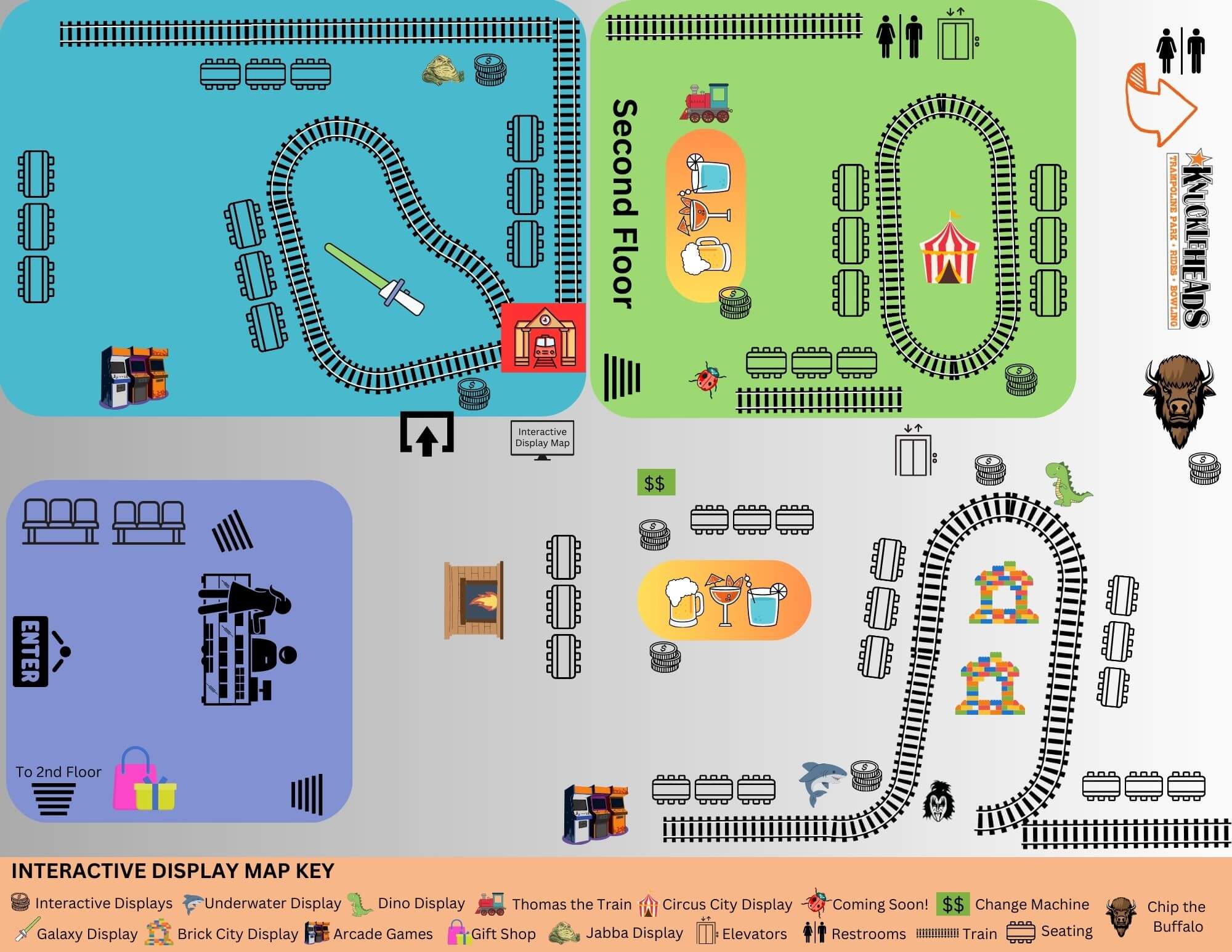 Interactive Display Map - Buffalo Phil's | Family Restaurant in ...